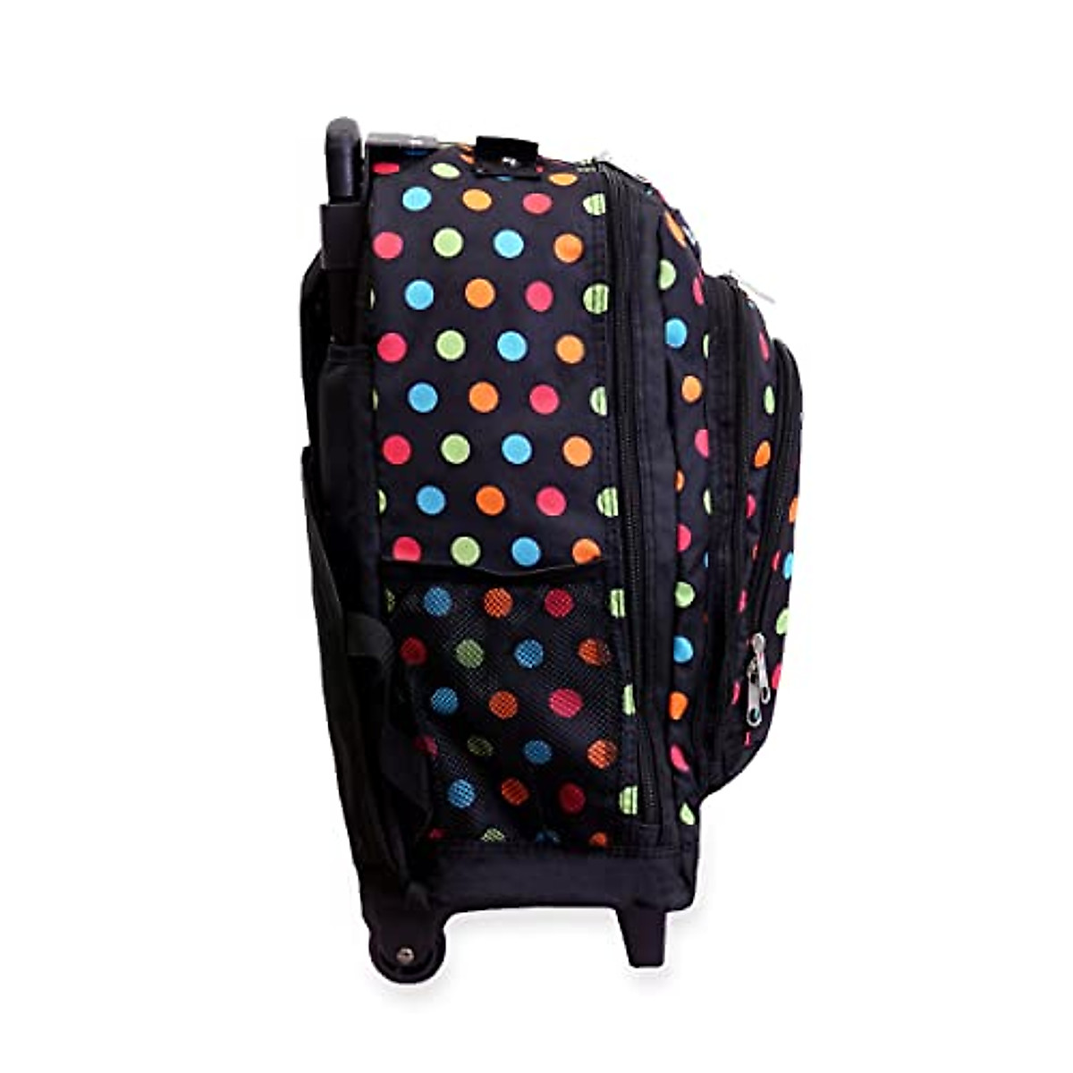 Everest Wheeled Backpack with Pattern, Polkadot, One Size