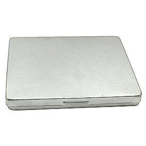 12-Pieces Clear Top Round Aluminum Storage Container Set 1.5" Diameter Mini DIY Favour Boxes