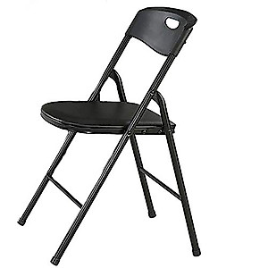 COSCO 5-Piece Folding Table and Chair Set, Black