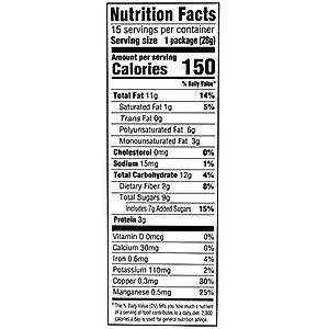 Orchard Valley Harvest Omega-3 Mix, 1 Ounce Bags (Pack of 15), Walnuts, Cranberries, Almonds, and Pistachios, Gluten Free, Non-GMO, No Artificial Ingredients
