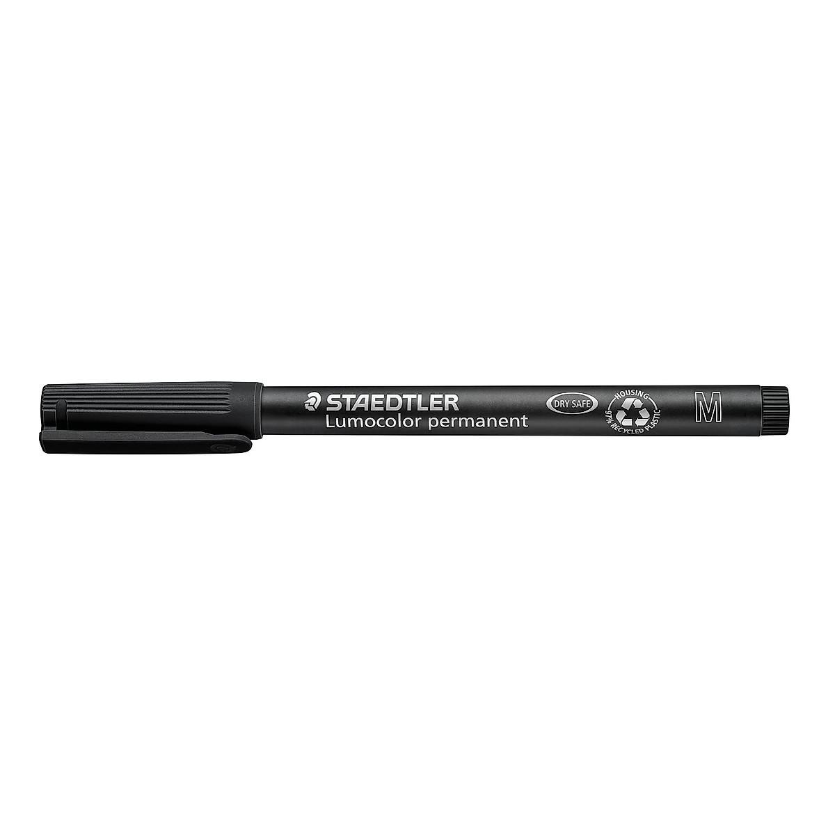 Staedtler Lumocolor Universal Pen, Medium, Felt Tip, Permanent Marker, 1.0mm, Black 317-8