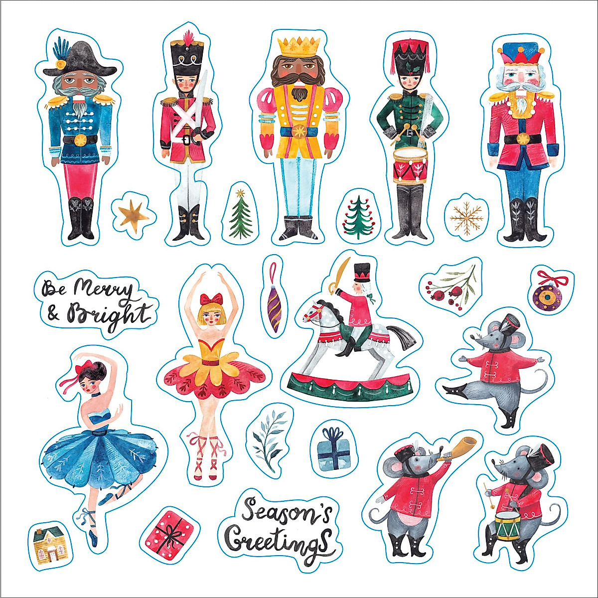 Merry & Bright Christmas! A Festive Sticker Book (over 500 holiday stickers!)