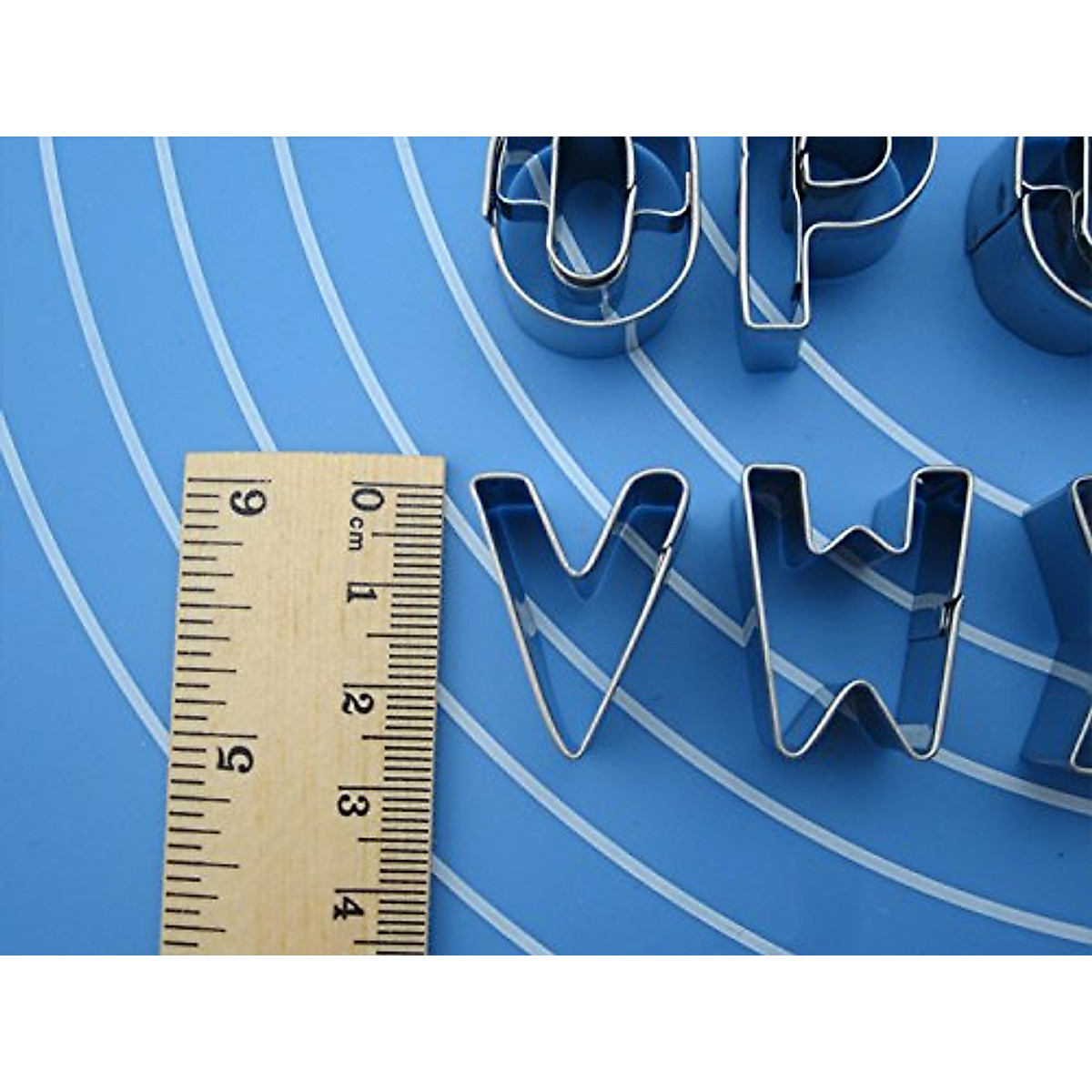 Cookie Cutter Set, 26pcs Stainless Steel Alphabet Letters Biscuit Cookies Cutters Molds, Mini A-Z Shaped Mould Decorating Tool