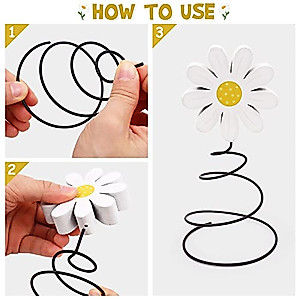 Daisy Tiered Tray Decor Spring Summer Daisy Decor Rustic Wood Block Signs Farmhouse Home Decor Housewarming Gift Ideas Set of 3