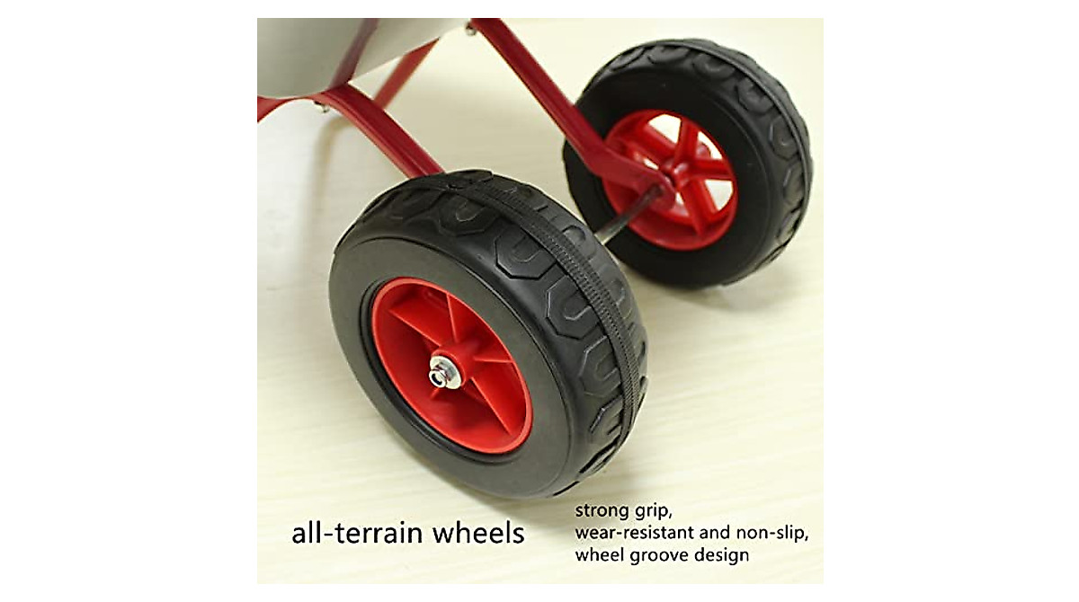 Kid Wheelbarrow for Kids – Durable Metal Garden Toy for Outdoor Play