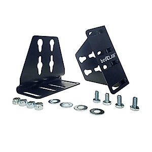 Bed Claw Headboard/Footboard Attachment Brackets with Hardware, Set of 2