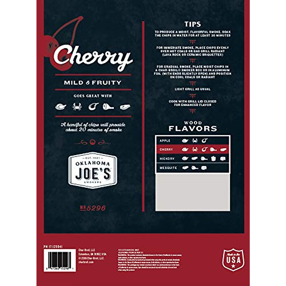 Oklahoma Joe's Cherry Wood Smoker Chips, 1 pack