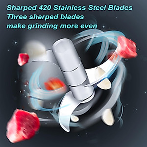 Vegetable Chopper, Electric Garlic Chopper, 250ML USB Rechargeable Mini Chopper, Powerful Small Food Processor, Blender to Vegetable, Wireless Food Chopper for Ginger, Chili, Fruit, Meat, etc（Pink）