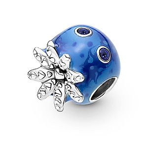 Pandora Ocean Bubbles & Waves Octopus Charm Bracelet Charm Moments Bracelets - Stunning Women's Jewelry - Made with Sterling Silver & Enamel