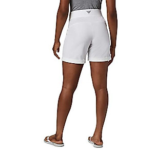 Columbia Women's Slack Water Woven Short, White, Small x 6
