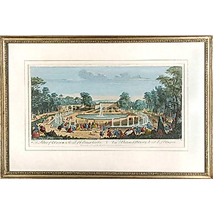 The Palace of St. Cloud on the side of the Orange Garden/Vue de Chateau de St. Cloud du coste de L'Orangerie.