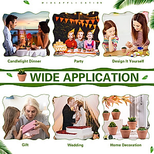 6 Pcs Succulent Candles Decorative Cactus Tealight Candle Novelty Tea Lights Handmade Baby Shower Candle Decorations Stylish Plant Candle with Mini Terracotta Clay Candle Holders for Birthday Wedding