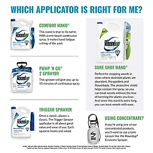 Roundup Ready-To-Use Extended Control Weed & Grass Killer Plus Weed Preventer II with Pump 'N Go 2, 1.33 gallon