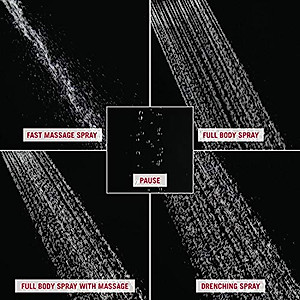 Delta Faucet Lahara 17 Series Dual-Function Tub and Shower Trim Kit with 5-Spray Touch-Clean Shower Head, Champagne Bronze T17438-CZ (Valve Not Included)