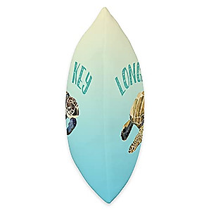 Longboat Key FL Vacation and Beach Gear Longboat Key Florida Sea Turtle Design Throw Pillow, 16x16, Multicolor