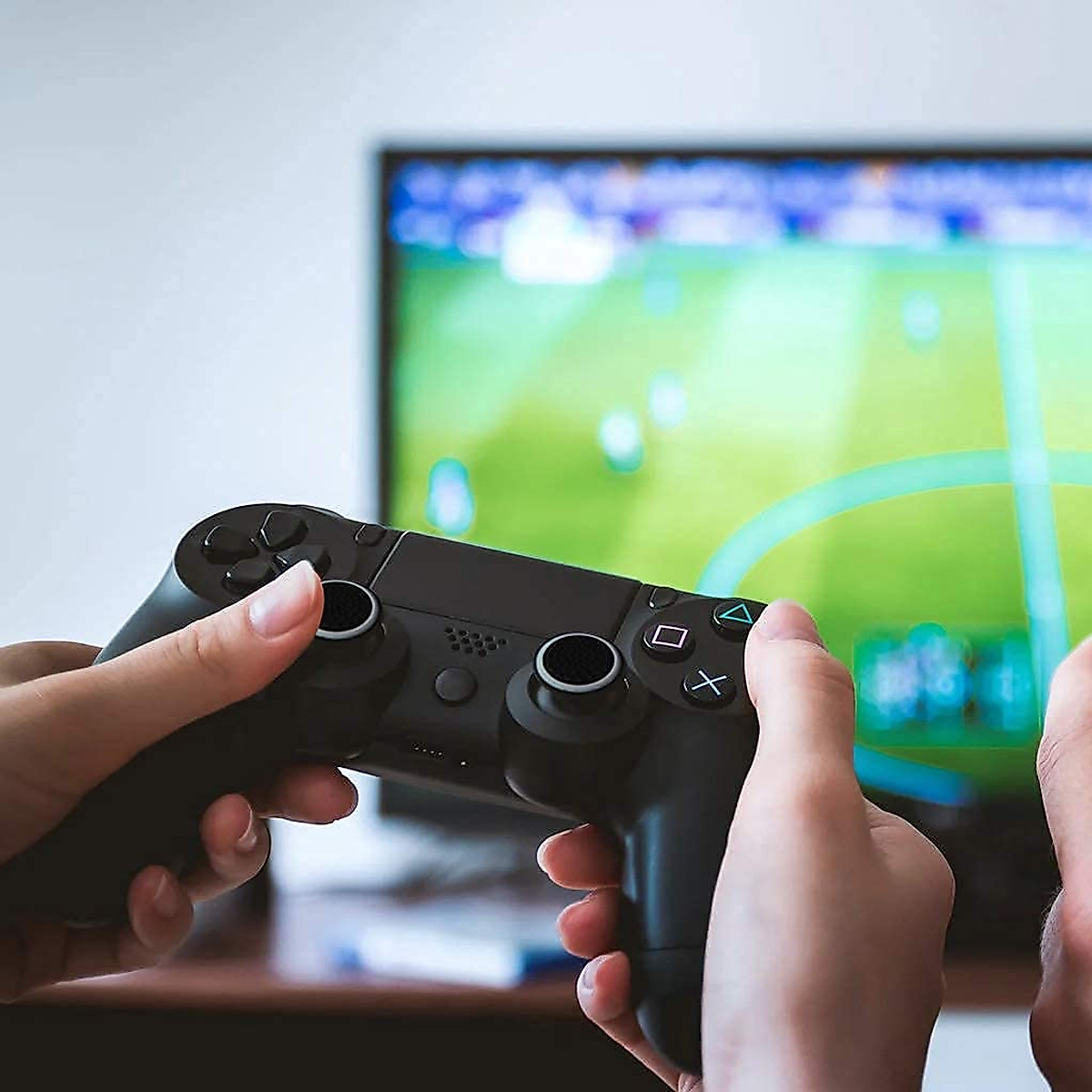 Joystick Thumbstick Cap Attachments Protective Cap Made of Silicone for PS5，PS4, Xbox 360, PS3 Controllers (8 Pairs of Mixed Colors)