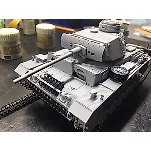 Warp United 1/35 Metal Track Type A Links: German Panzer III IV Tank Nashorn Hummel Mid Production Model Kit