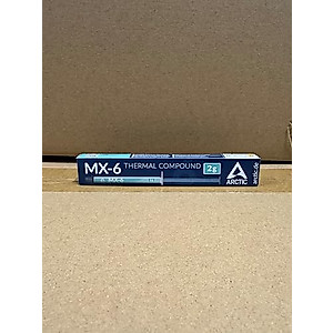 ARCTIC MX-6 (2 g) - Ultimate Performance Thermal Paste for CPU, Consoles, Graphics Cards, laptops, Very high Thermal Conductivity, Long Durability, Non-Conductive