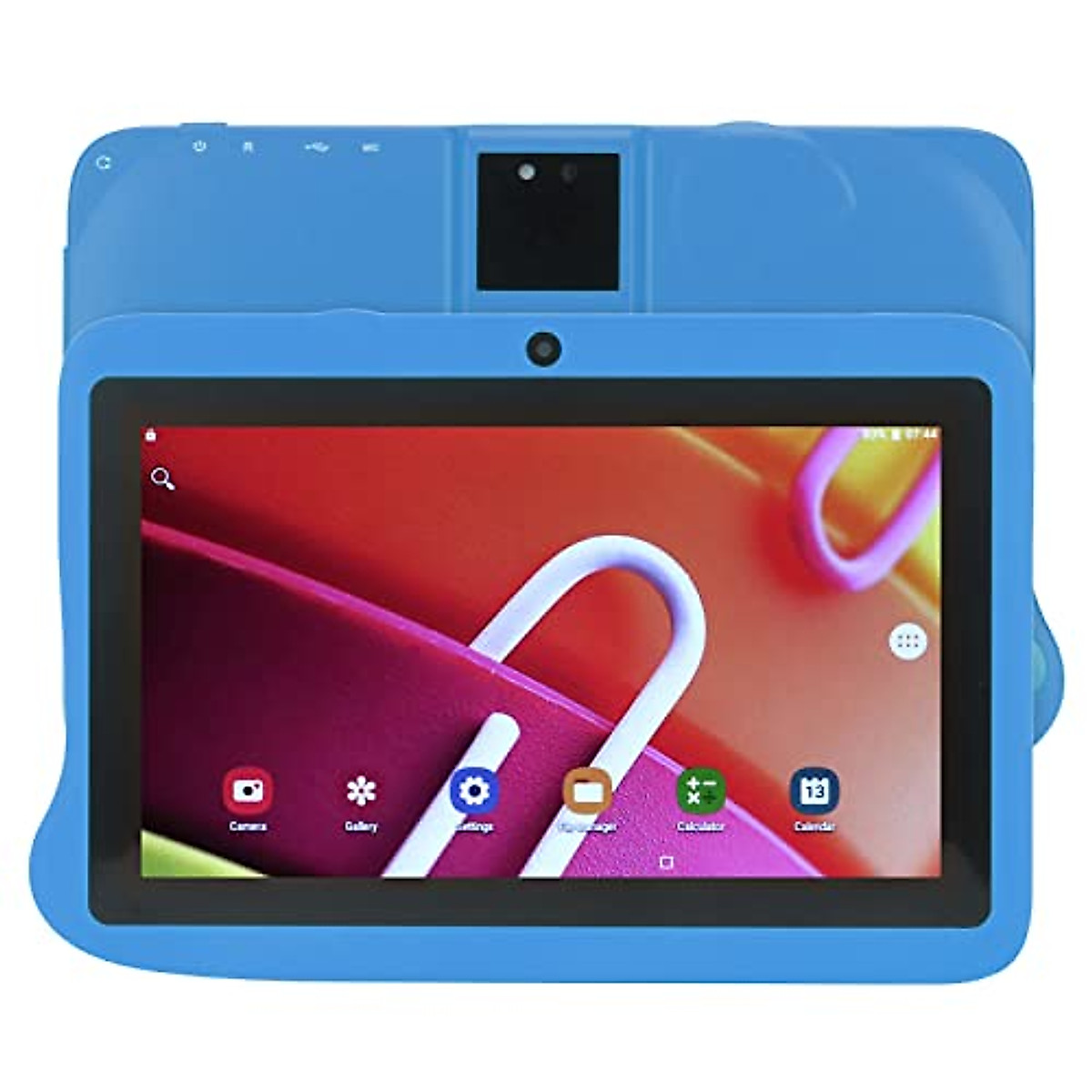 GLOGLOW 7 Inch Tablet, 6000mAh Reading Tablet Blue Octa Core CPU for Study (Blue)