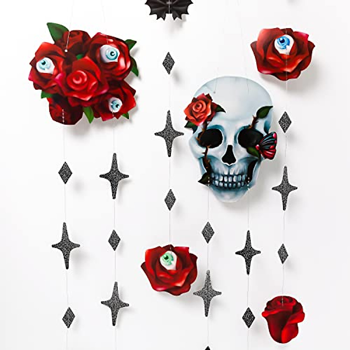Halloween Pirate Skull Garlands for Halloween Party Decorations Hanging Decoration Banner