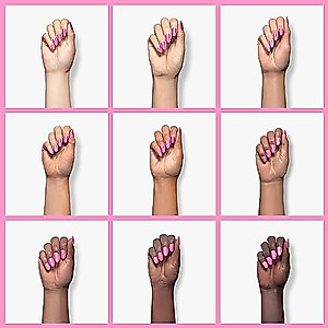 GAOY Bright Pink Gel Nail Polish, 16ml Soak Off UV Light Cure Gel Polish for Nail Art DIY Manicure at Home, Color 1526