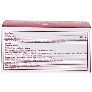 Medline Isopropyl Alcohol Pads, Sterile, Medium, Box of 200