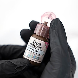 Tina Davies Professional X Perma Blend Brow Pigment - Permanent Eyebrow Makeup - Colours Heal True to Tone - High Retention - Ash Brown, 1/2oz