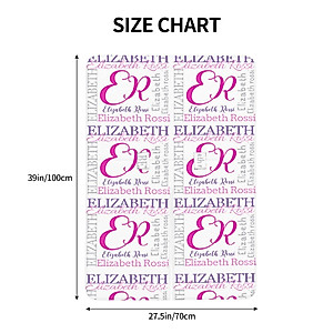 Personalized Baby Name Car Seat Covers for Babies, Custom Carseat Canopy, Peekaboo Opening Minky Nursing Cover Infant Car Seat Canopies for Baby Girls Newborn (Monogram Name Pattern Purple, Minky Dot)