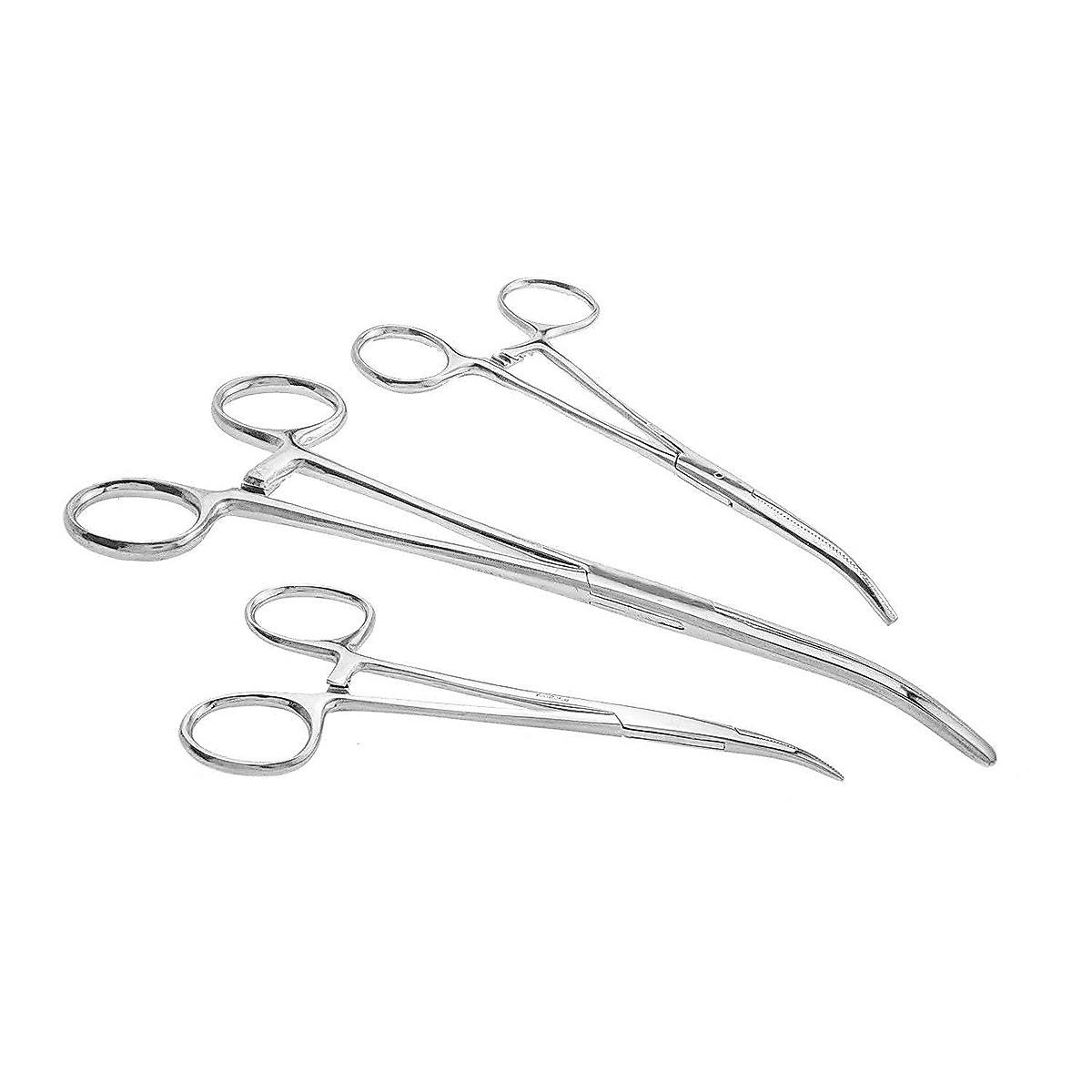SURGICAL ONLINE Ultimate Hemostat Set, 6 Piece Ideal for Hobby Tools, Electronics, Fishing and Taxidermy (8", 6.25" and 5")