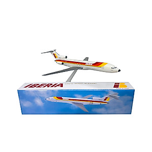 Flight Miniatures Iberia 727-200 Airplane Miniature Model Plastic Snap Fit 1:200 Part# ABO-72720H-030