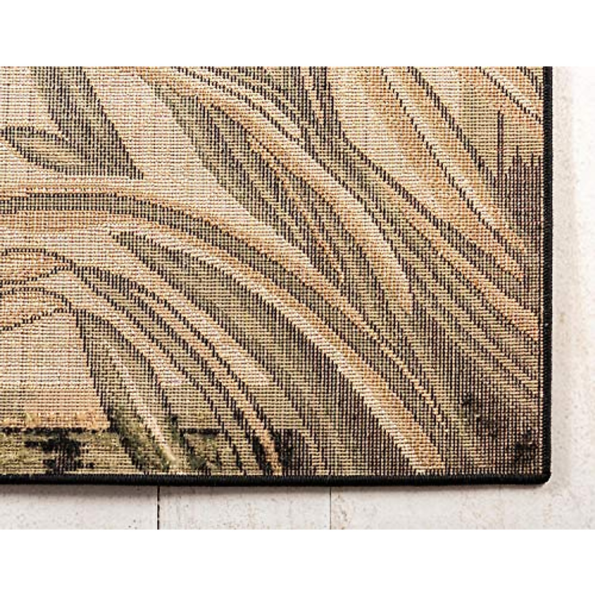 Unique Loom Barnyard Collection Area Rug - Farm (2' 7" x 10' Runner, Cream/ Black)