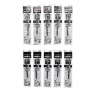 Uni-ball Jetstream Fine Point Roller Ball Pens Refills for Standard Pen Type ,0.5mm, Black Ink, Value Set of 10