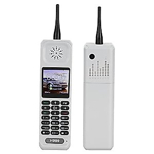 Yoidesu Classic Old Mobile Phone, 1.54in Screen Retro Vintage Cellphone, 2G Cell Phone for Seniors, 4800mAh Battery, Dual Card Dual Standby, Support Radio, Bluetooth, Vibration, Flashlight