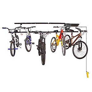 Garage Gator 68221 Motorized 8 Bike Lift, Black