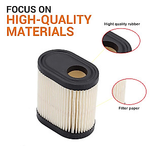 2pack 36905 Air Filter Replacement For Toro Recycler 22 GTS 6.5HP 20016 20017 Tecumseh 740083A LEV100 LEV115 LEV120 OVRM105 OVRM65 TVS115 TVS120 Toro Craftsman Lawn Mower Air Cleaner