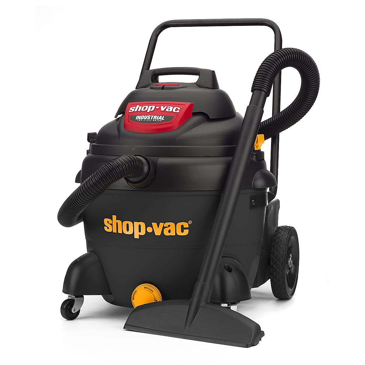 Shop Vac 9593406 Two Stage Industrial Wet Dry Vac, 16 Gallon, 1-1/2 Inch x 12 Foot Hose, 80 CFM, (1-Pack)