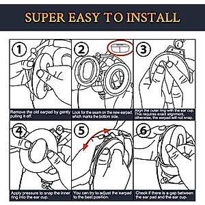 SOULWIT Cooling Gel Ear Pads for Sennheiser HD599/HD598/SE/CS/SR/HD595/HD569/HD558/HD518/HD515/Game Zero/G4ME Zero, Earpads Cushions for PC37X/PC38X/PC350/PXC350/PXE350/PC360/HD380/HD380-Pro/HME95