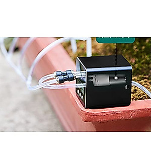 HAHFKJ Smart Watering Device Drip Irrigation System Automatic Plant Irrigation Timer Controller Self Watering Kit Double Pump