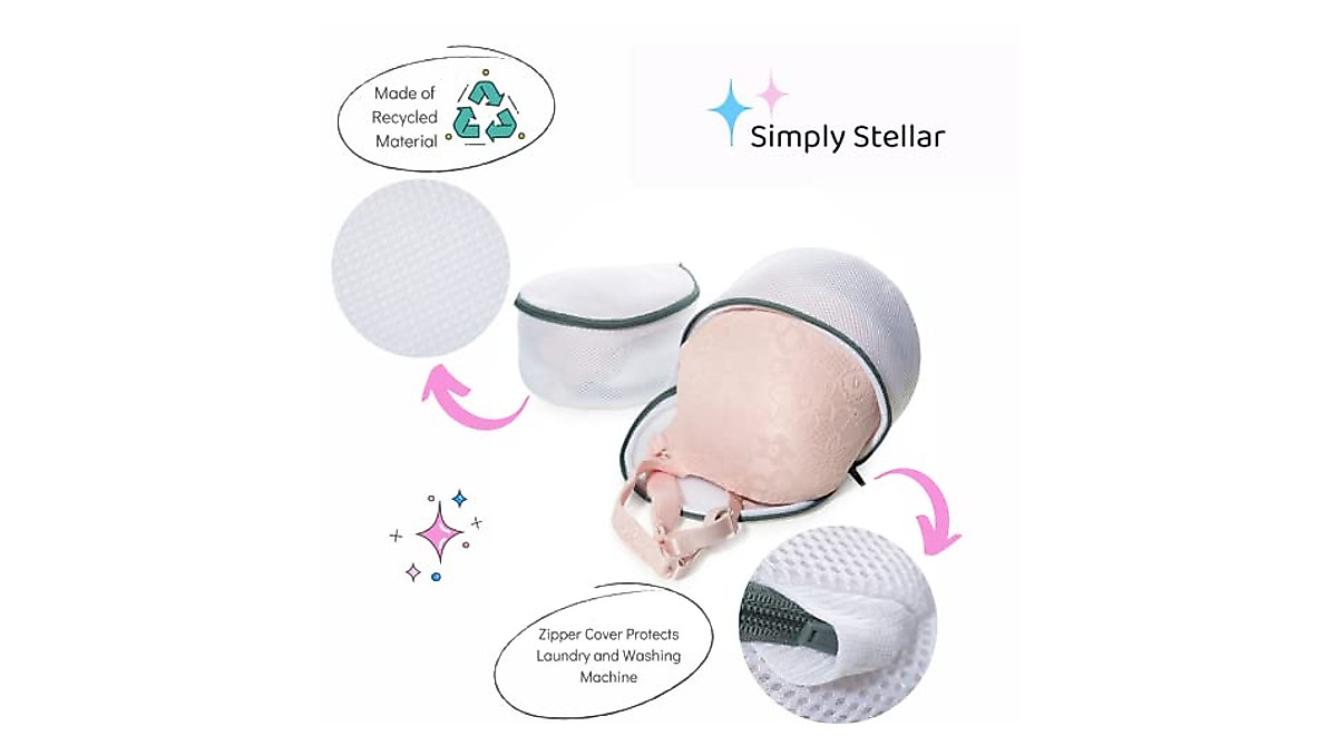 Simply Stellar Eco-Friendly Bra Bags - 2 Pack