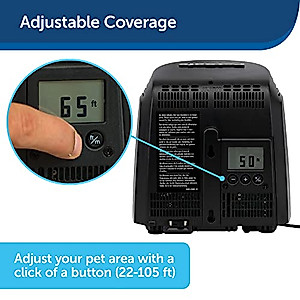 PetSafe Stay & Play Compact Wireless Pet Fence, LCD Screen to Adjust Circular Boundary, Secure up to 3/4 Acre Area, Use for All Your Pets, Portable System from the Parent Company of INVISIBLE FENCE
