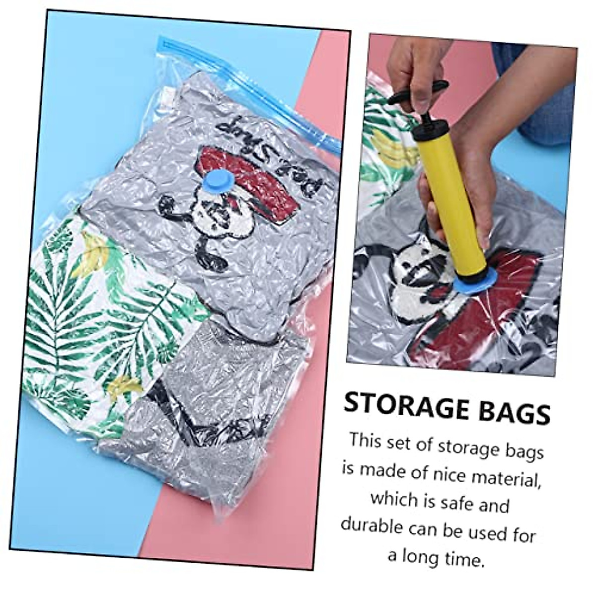 Holibanna 5pcs Storage Compression Bag Quilt Bedding Vacuum Storage Bag Comforter Storage Bag Bedding Storage Bag Household Storage Bag Bedding Storage Pouch Pet and Pe Quilt Packing Bag