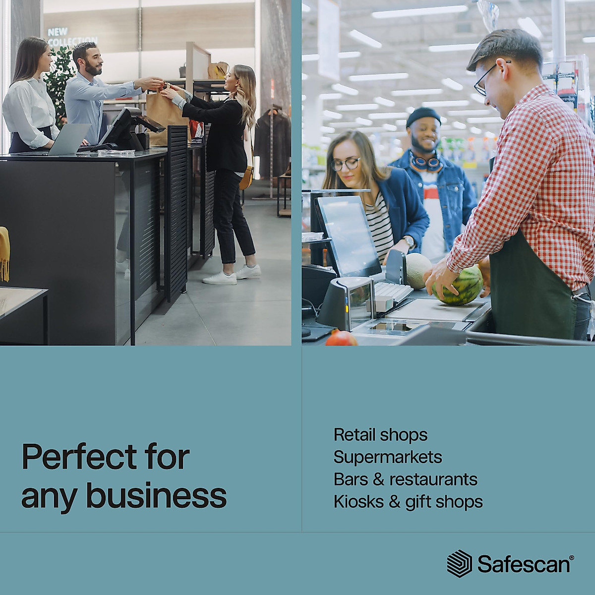 Safescan 50 UV Counterfeit Bill Detector, Small Footprint, Lightweight, Great for Bills, Credit Cards, Passports, IDs, Suitable for All Currencies, Powerful 9W UV Light, CE Certified, 3-Year Warranty