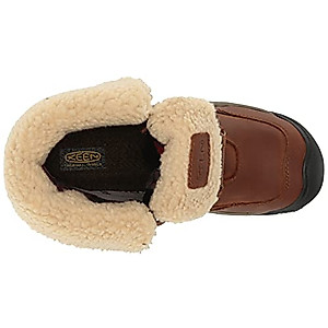 KEEN Women's Betty Boot Short Waterproof Insulated Ankle, Brown/Shitake, 7