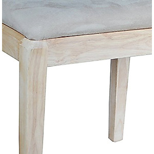 International Concepts Unfinished Vanity Bench, Unfinished