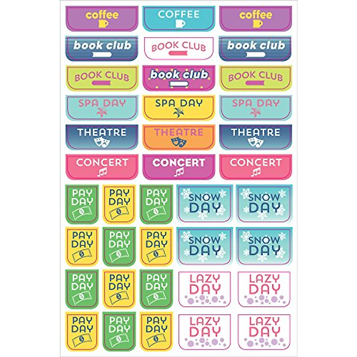 Peter Pauper Press Essentials Weekly Planner Stickers (Set Of 575 Stickers)