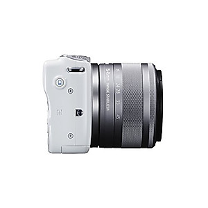 Canon EOS M10 Mirrorless Camera Kit with EF-M 15-45mm Image Stabilization STM Lens Kit (White)