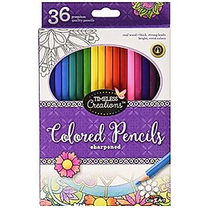Cra-Z-Art Timeless Creations Adult Coloring: 36ct Colored Pencils (10455-24)