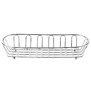 G.E.T. 4-22453 Oblong Metal Wire Bread Basket Metal Specialty Servingware Collection