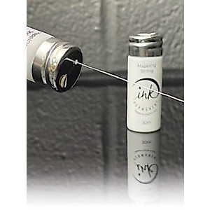 Ink Permanent White Brow Mapping String [2 X 100 Ft Bottles - 60 m] Pre-Inked Mapping String for Permanent Makeup and Microblading Supplies | Brow Mapping Kit | Mapping String for Brow Mapping