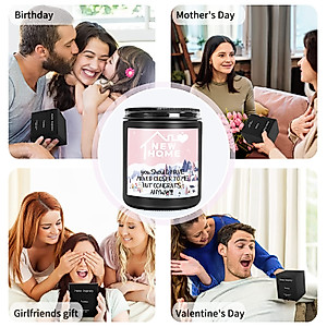 Lavender Scented Candle - Serenity + Calm - Happy Birthday Gifts for Women - Funny Gift for Best Friend Coworker Classmate Bestie Present 8 oz/227g Soy Wax Candle